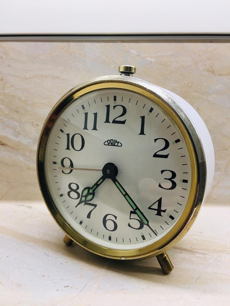 Vintage Alarm Clock from Prim, 1970s for sale at Pamono