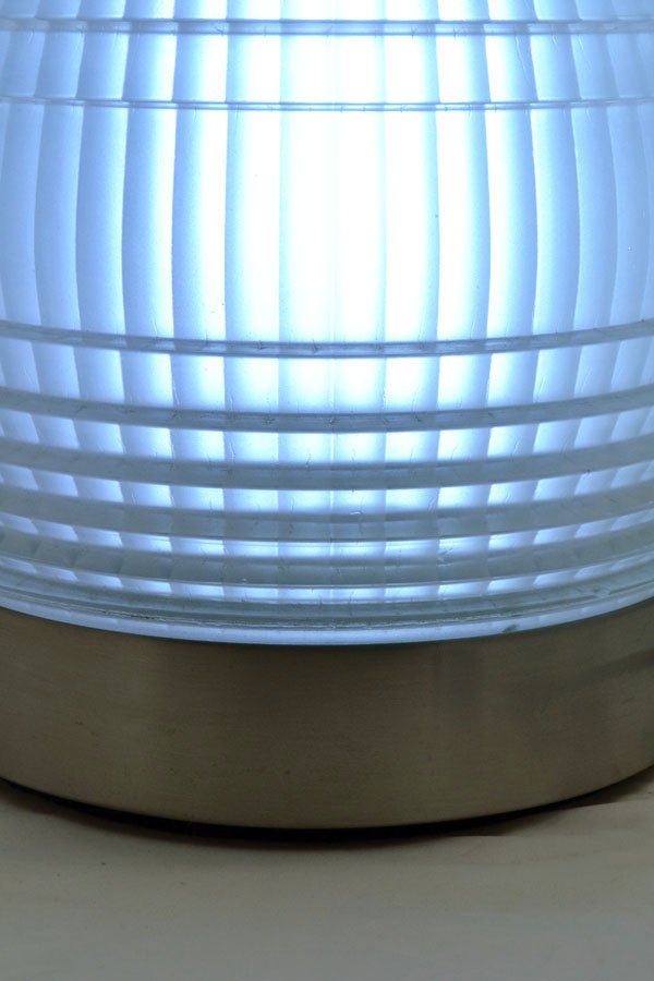 Fresnel Glass Table Lamp, 1970s for sale at Pamono