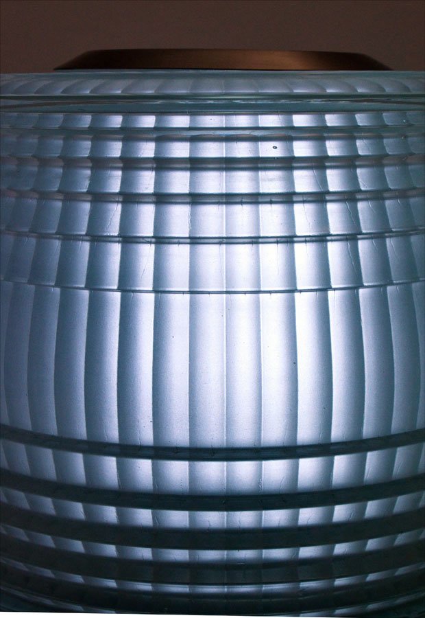 Fresnel Glass Table Lamp, 1970s for sale at Pamono