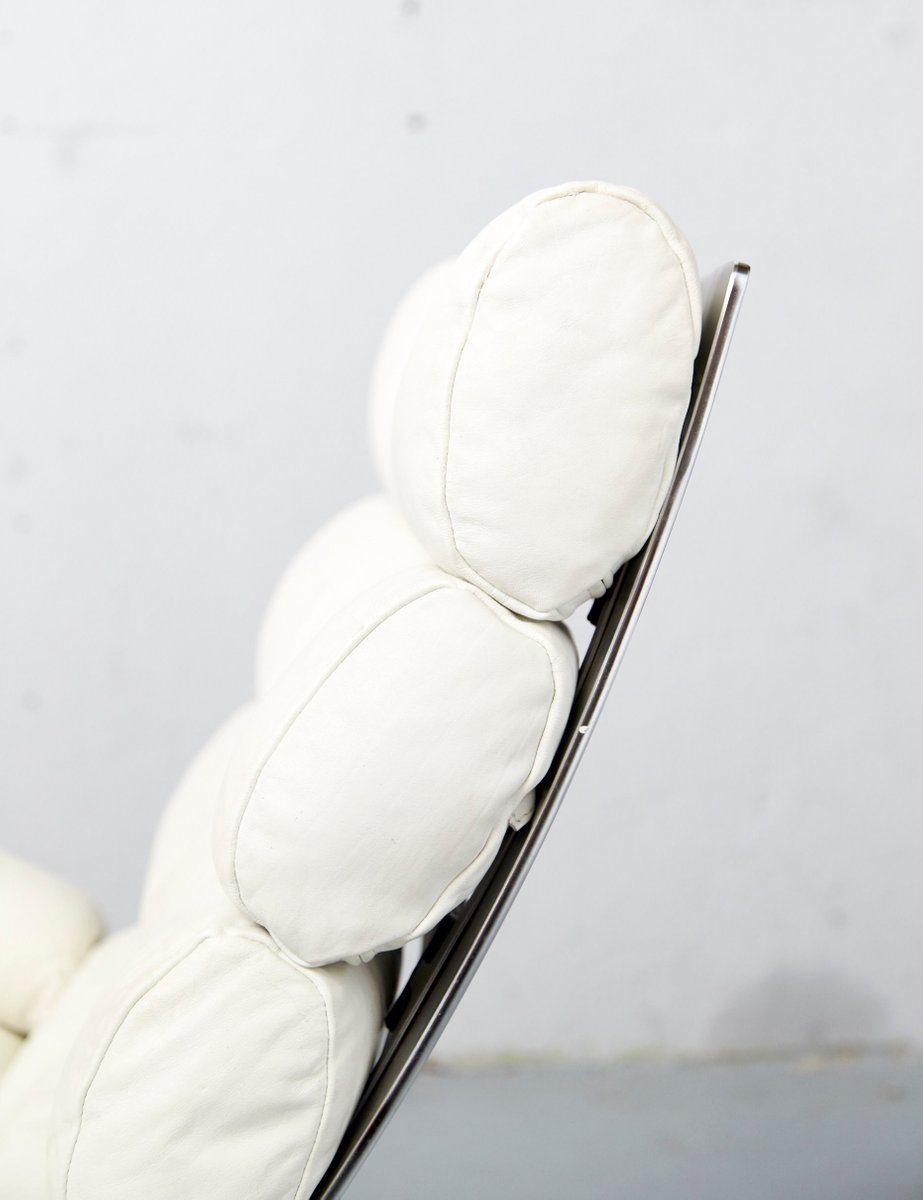 Sinus Sessel mit Fußhocker von Reinhold Adolf & Hans-Jürgen Schräpfer ...