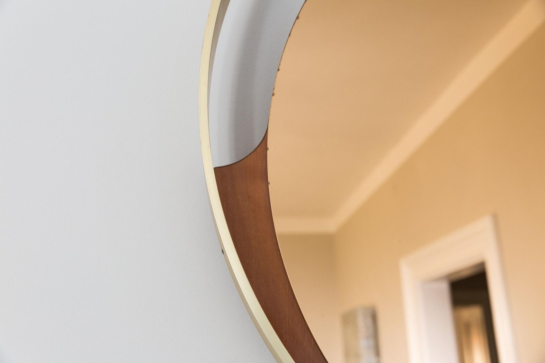 Vintage Italian Mirror from Cristal Art, 1965 for sale at Pamono