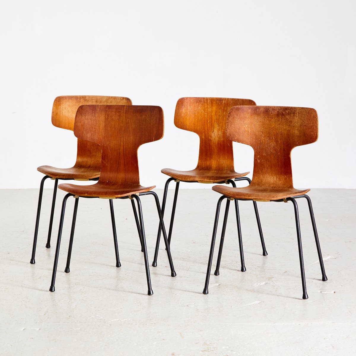 Model 3103 Hammer chair by Arne Jacobsen for Fritz Hansen, 1960s for ...