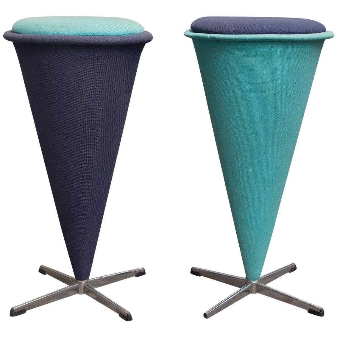 Cone High Hocker Set von Verner Panton für Rosenthal, 1958 bei Pamono kaufen