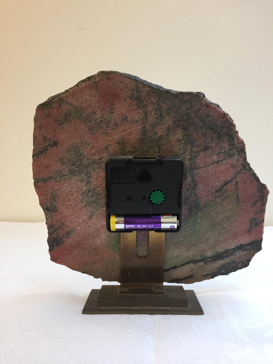 Mid-Century Stone Clock from Junghans, 1960s for sale at Pamono