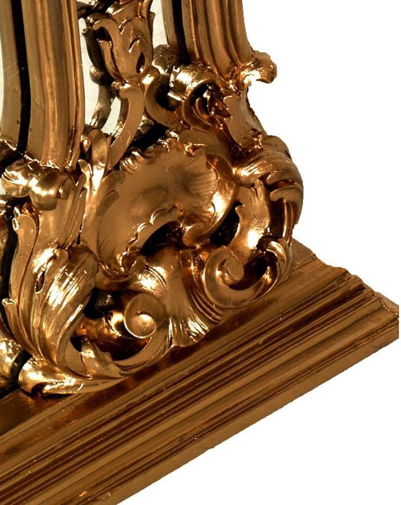 Espejo veneciano rococó grande de Testolini e Salviati, década de 1900 ...