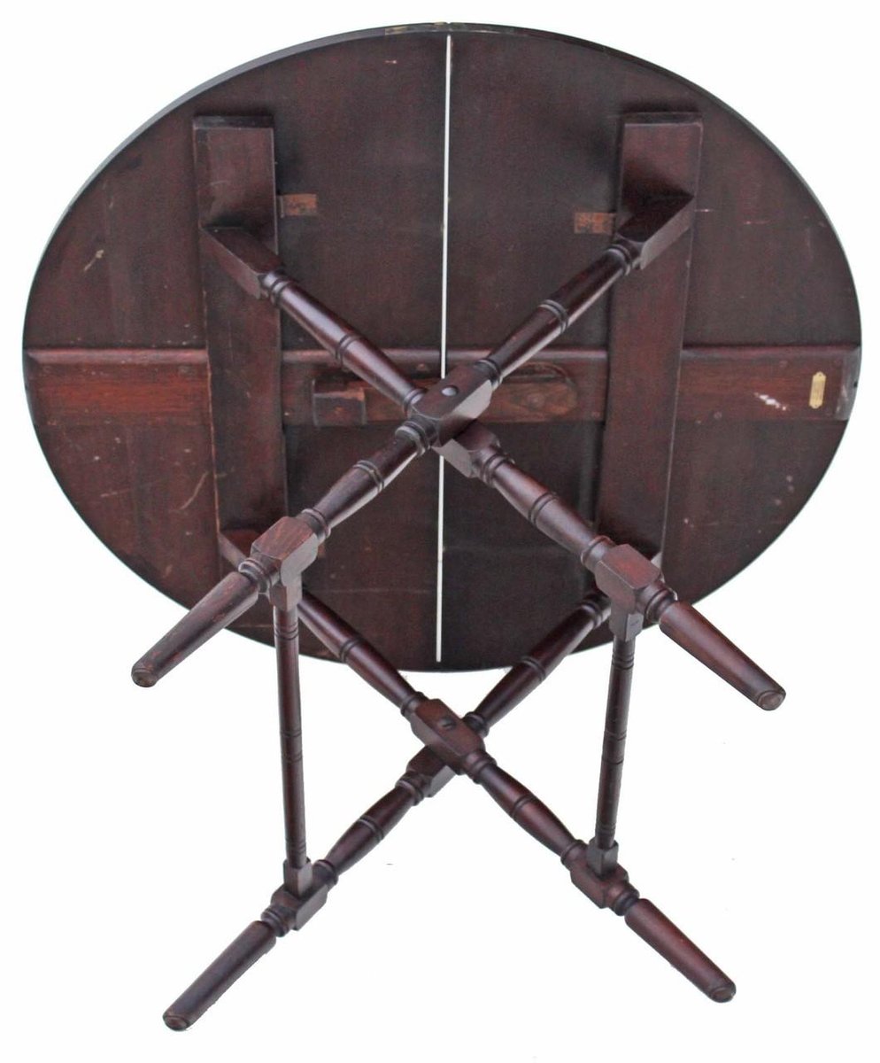 Antique Victorian Folding Table from Thornton & Herne for sale at Pamono