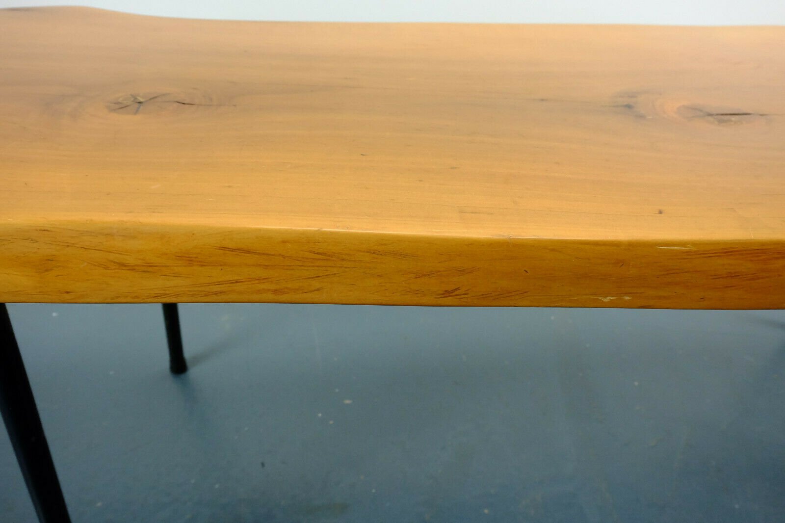 Mid-Century Tree Trunk Coffee Table with Sloping Legs for sale at Pamono
