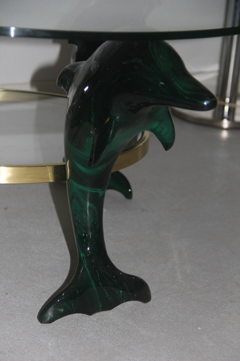 Table Basse Dauphins, Italie, 1970s en vente sur Pamono