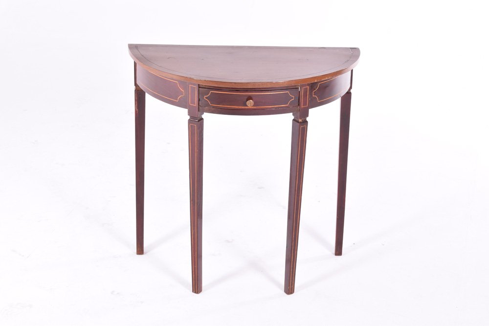 Half Moon Side Table, 1940s for sale at Pamono