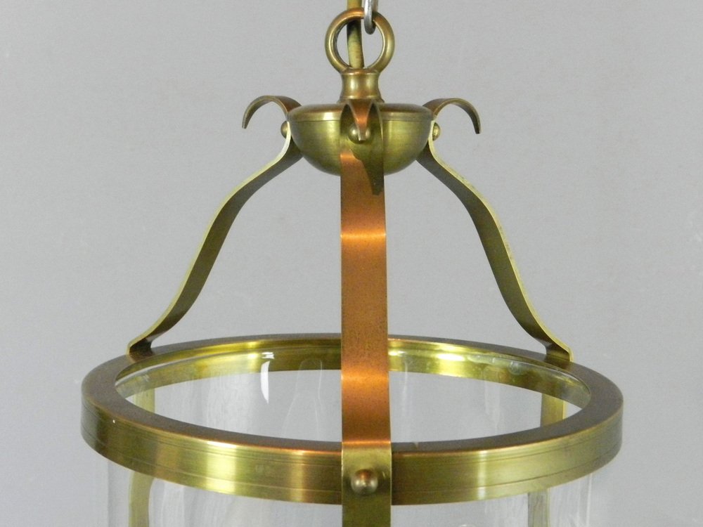 Vintage French Twin Light Hall Lantern, 1930s for sale at Pamono
