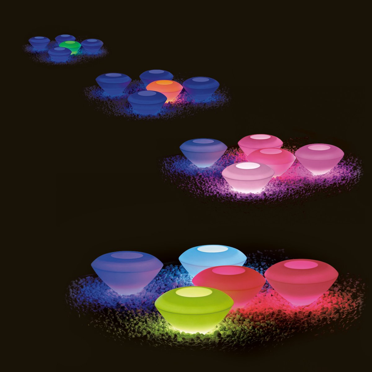 Low Density Polyethylene Trotty Garden Light with RGB Light Kit by ...