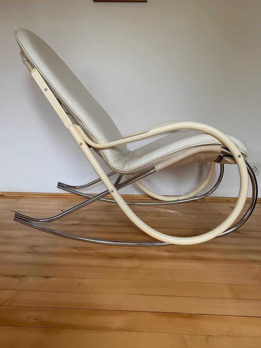 Vintage Swiss Rocking Chair by Paul Tuttle for Strässle, 1970s for sale ...