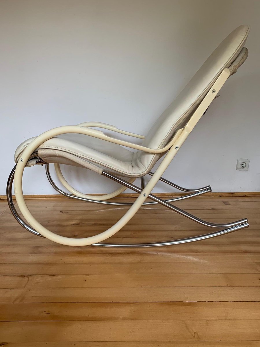 Vintage Swiss Rocking Chair by Paul Tuttle for Strässle, 1970s for sale ...
