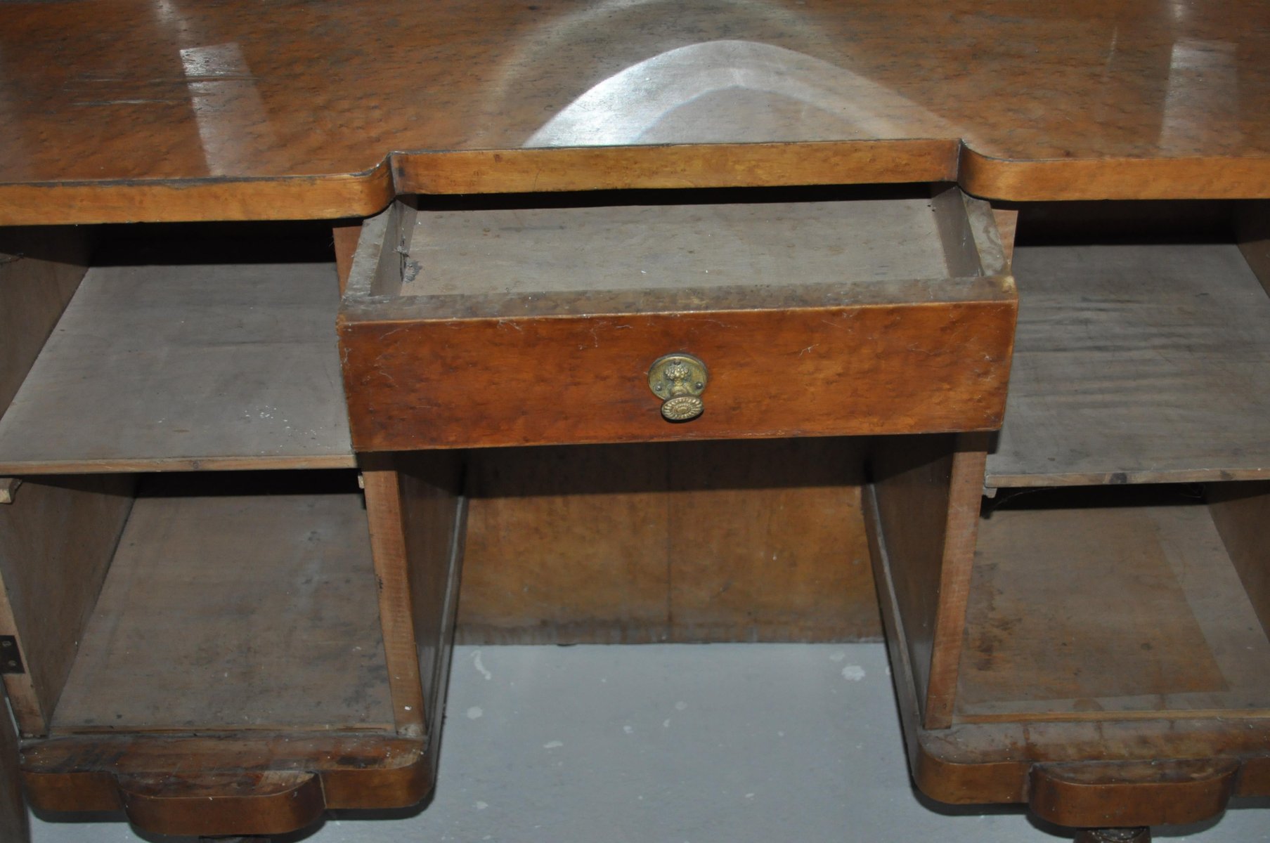 Mid-Century Wooden Dressing Table, 1940s for sale at Pamono