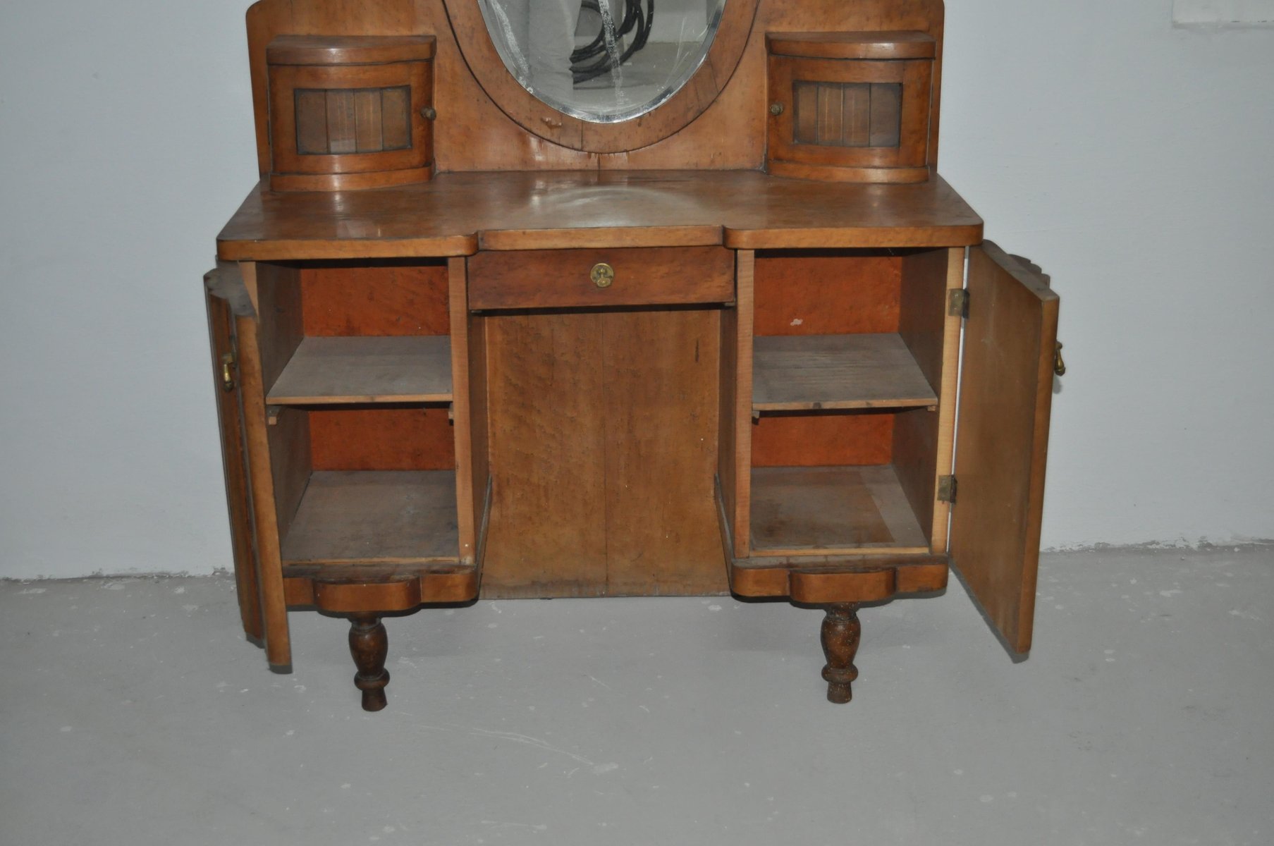 Mid-Century Wooden Dressing Table, 1940s for sale at Pamono