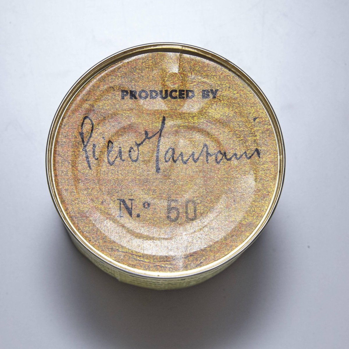 Set of Seven Cans of Artist's Shit by Piero Manzoni, Set of 7 for sale ...