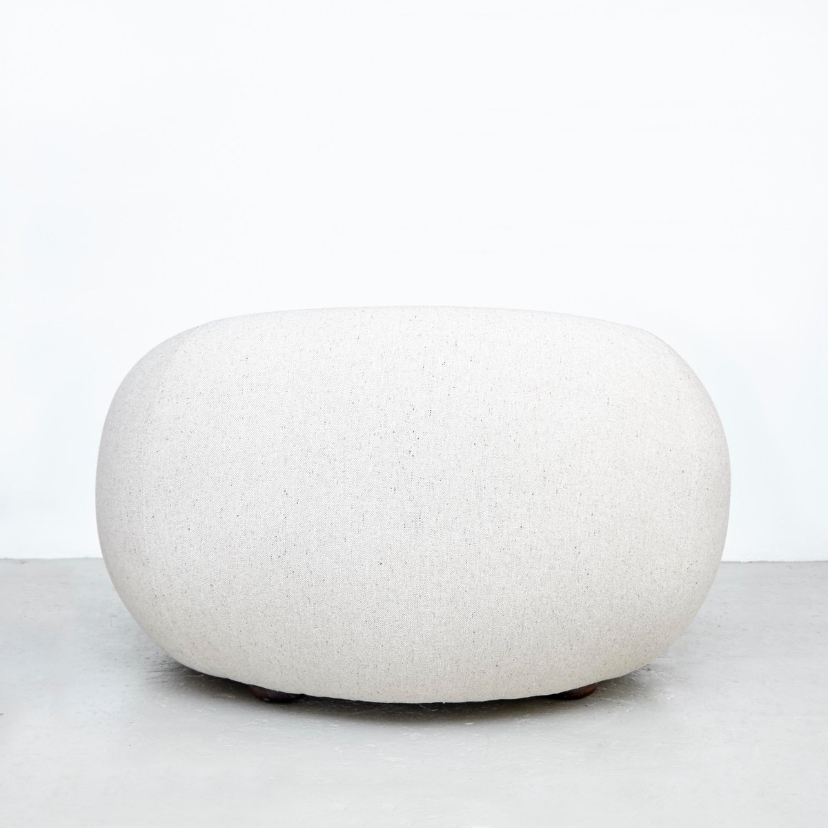 White Modern Club Chair for sale at Pamono