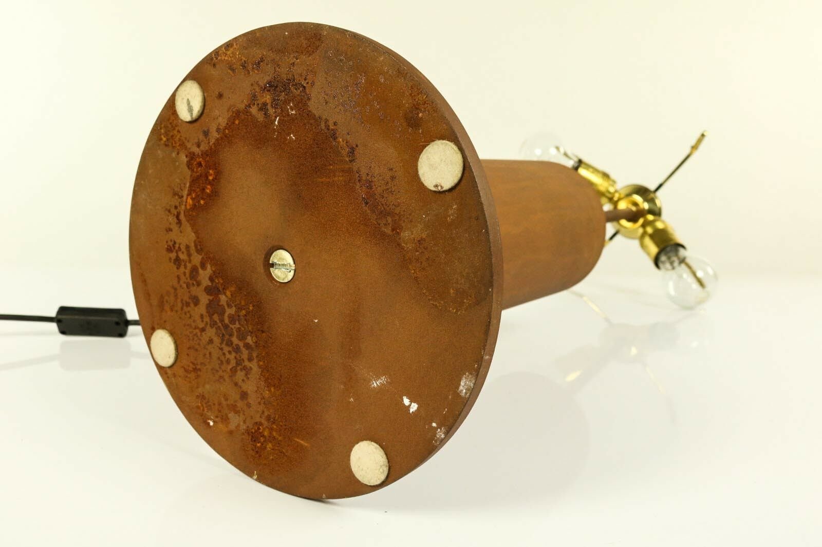 German Brass and Stainless Steel Table Lamp by Peter Preller for Tecta ...