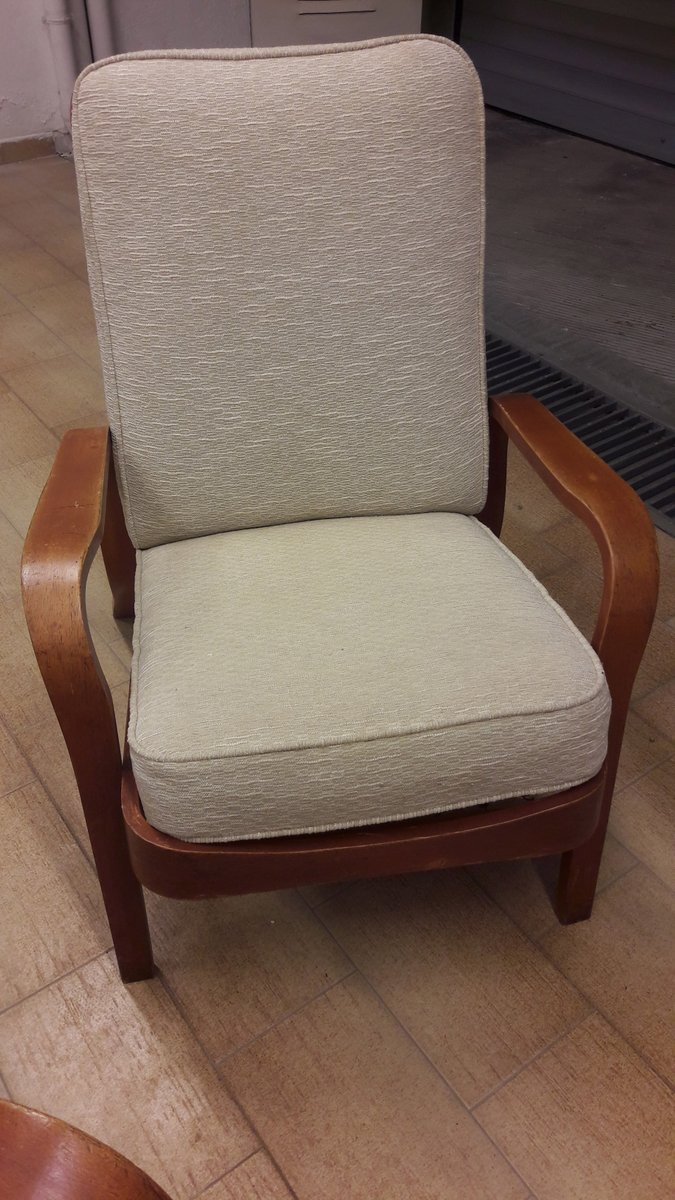 Set of Wooden Tecta Armchairs by Eric Lyons for Packet Furniture, 1950s ...