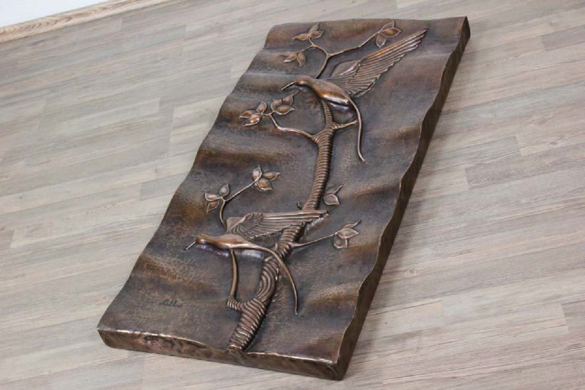 Italian Copper Wall Panel from Studio Cellini, 1950s for sale at Pamono