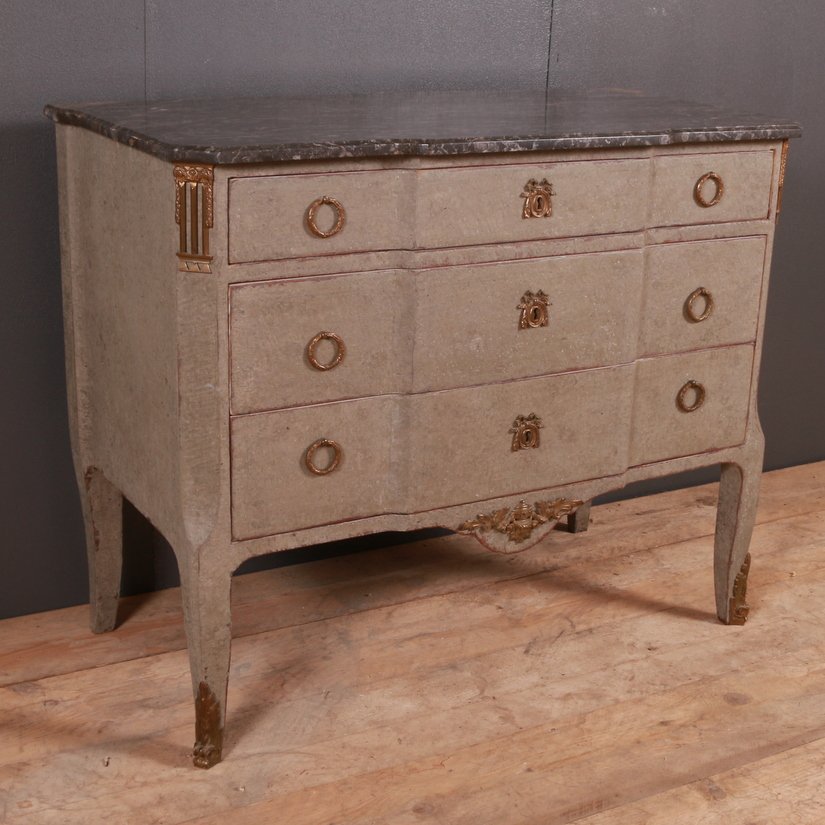 Antique Rococo Style French Wooden Commode for sale at Pamono