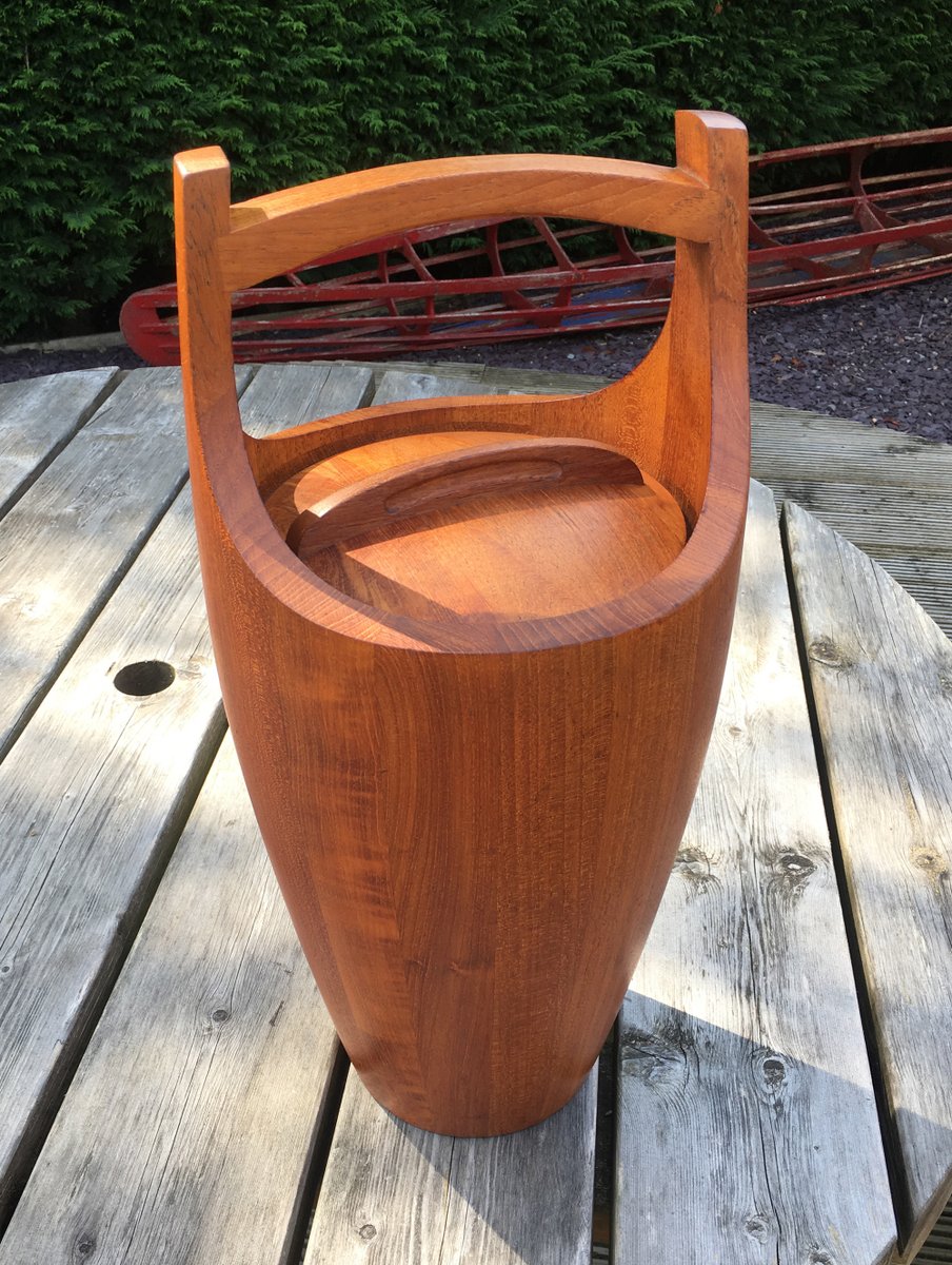 Large Teak Ice Bucket by Jens Quuistgaard for Dansk Design, 1960s for ...
