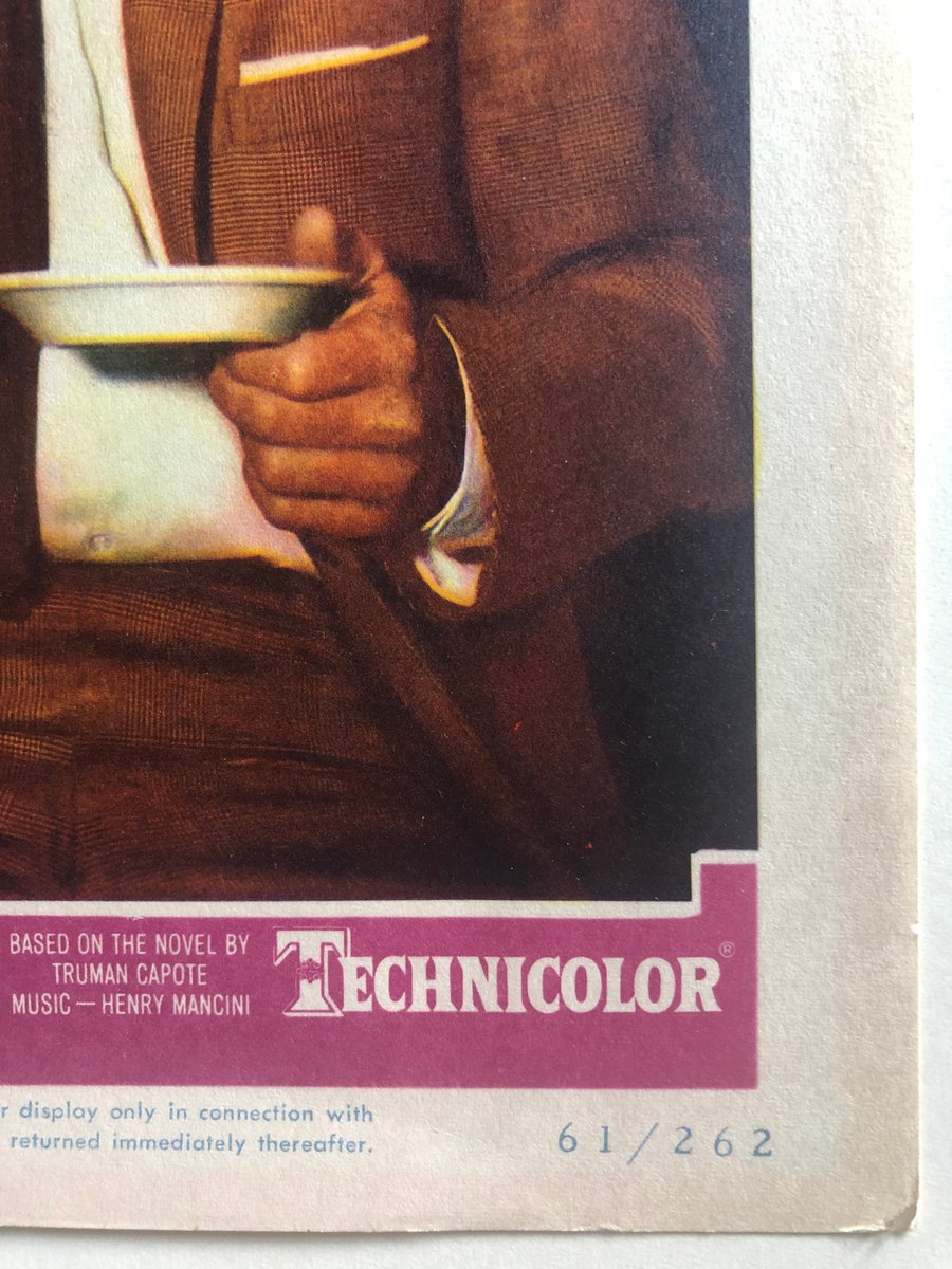 Breakfast at Tiffanys Original Vintage US Lobby Card Filmposter, 1961 ...