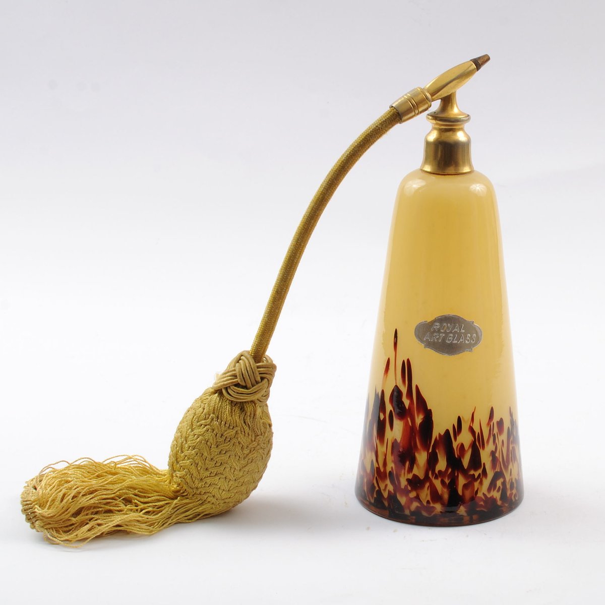 Boccetta da profumo bohémien in vetro di Franz Welz, anni '20 in ...