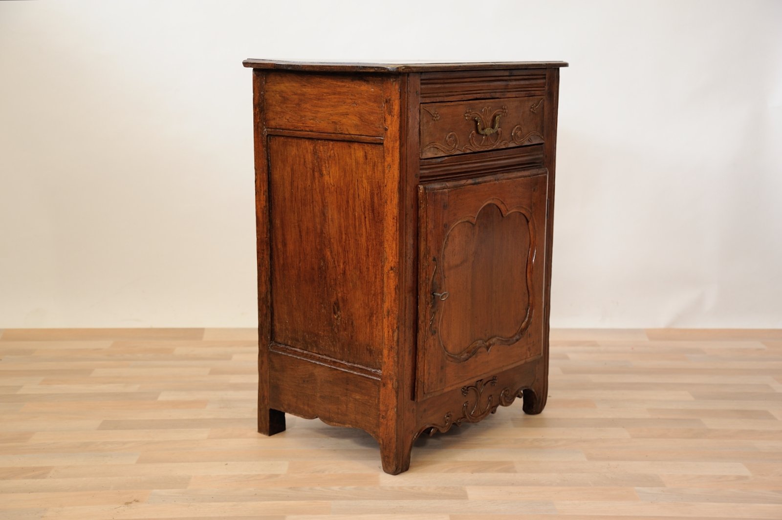Antique French Bedside Cabinet, 1700s for sale at Pamono