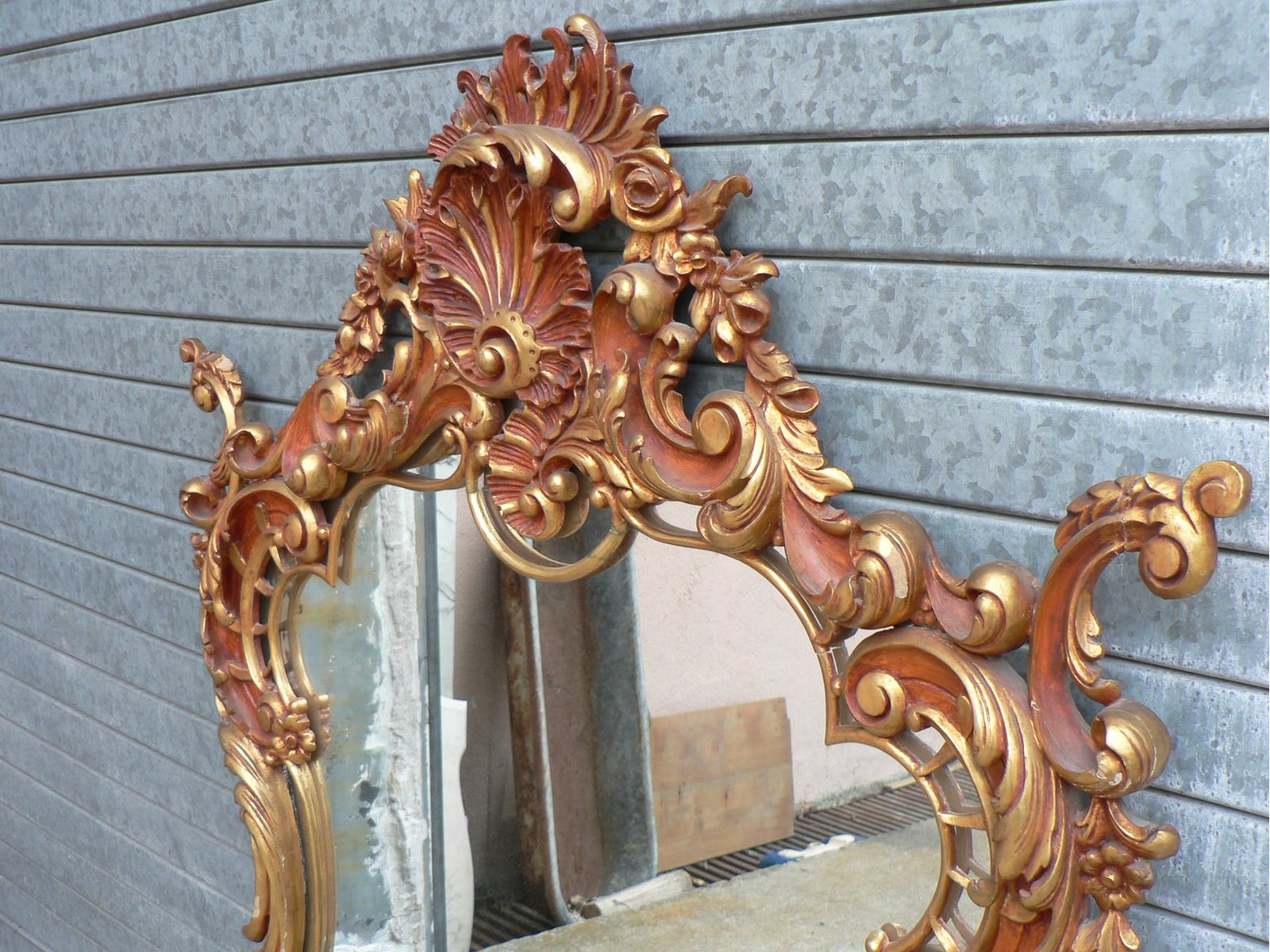 Mid-Century Rococo Mirror, 1950s for sale at Pamono