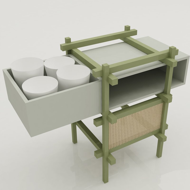 Libreria Totem di Gae Avitabile per Narcasa in vendita su Pamono