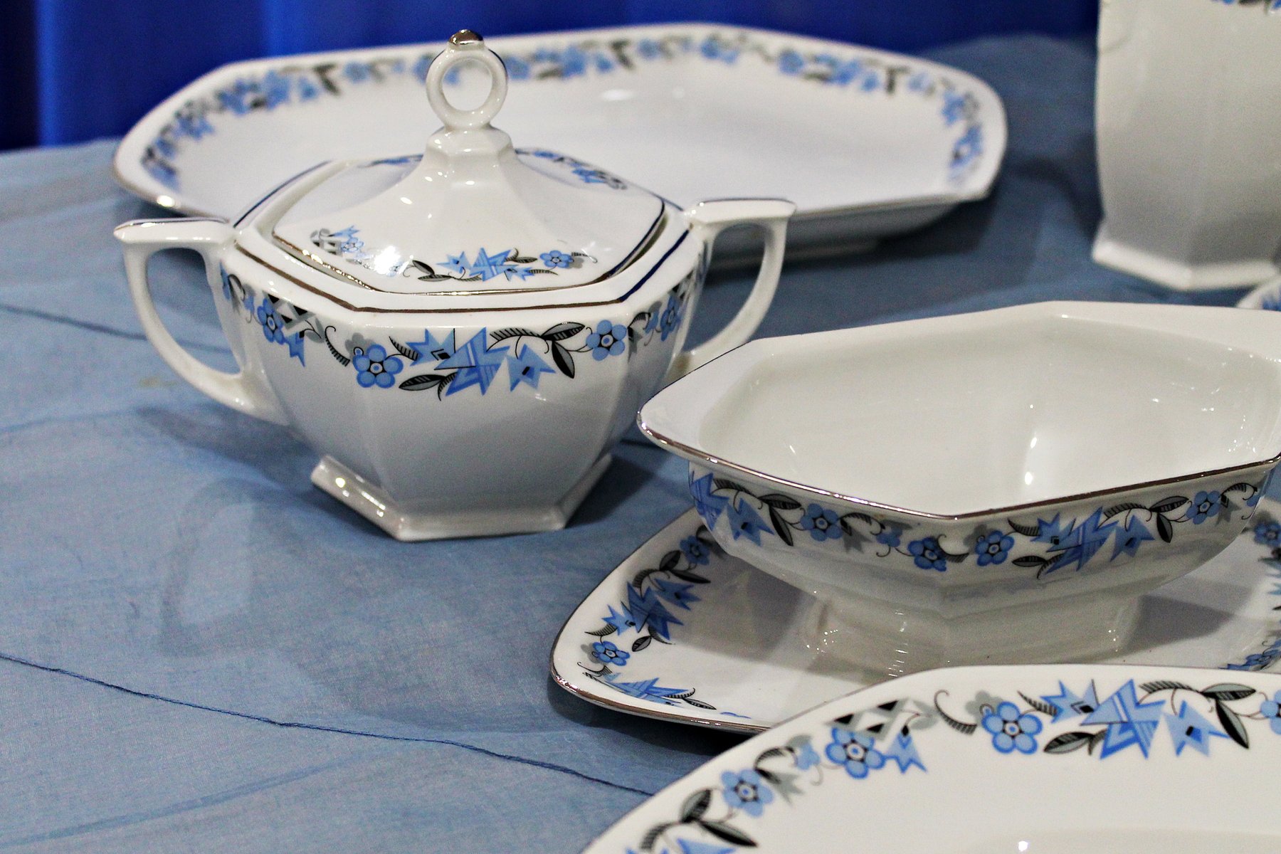 Czechoslovakian Coffee Set by Moritz Zdekauer, 1920s for sale at Pamono