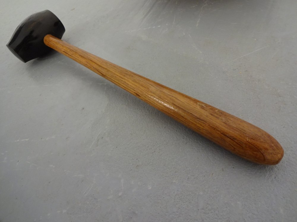 Vintage Danish Oak & Rosewood Nutcracker Bowl & Hammer Set, 1960s for ...