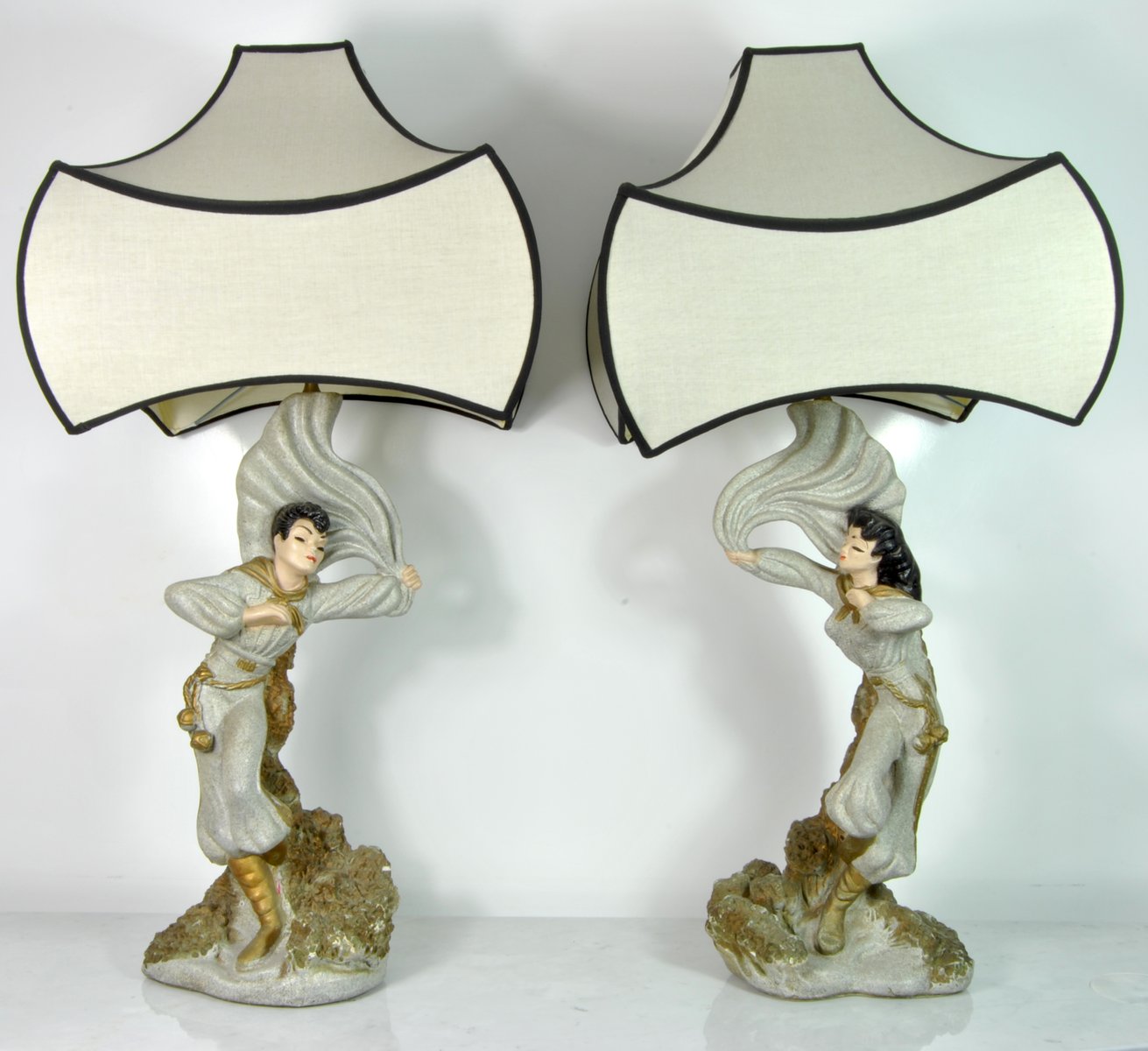 Vintage Table Lamps, 1950s, Set of 2 for sale at Pamono