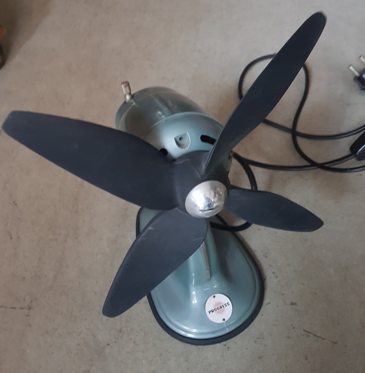 Vintage Metal Ventilator, 1960s for sale at Pamono