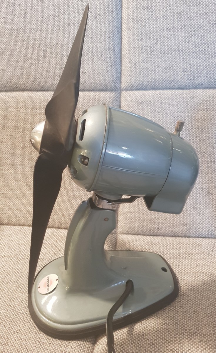 Vintage Metal Ventilator, 1960s for sale at Pamono