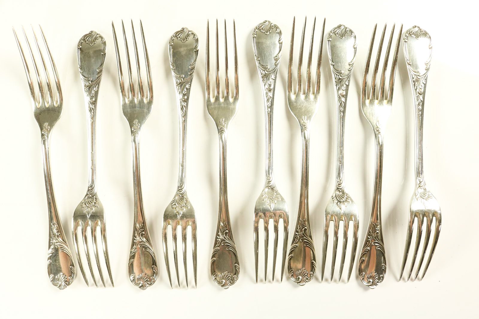 Posate antiche placcate argento di Georg Leykauf per Christofle Marly ...