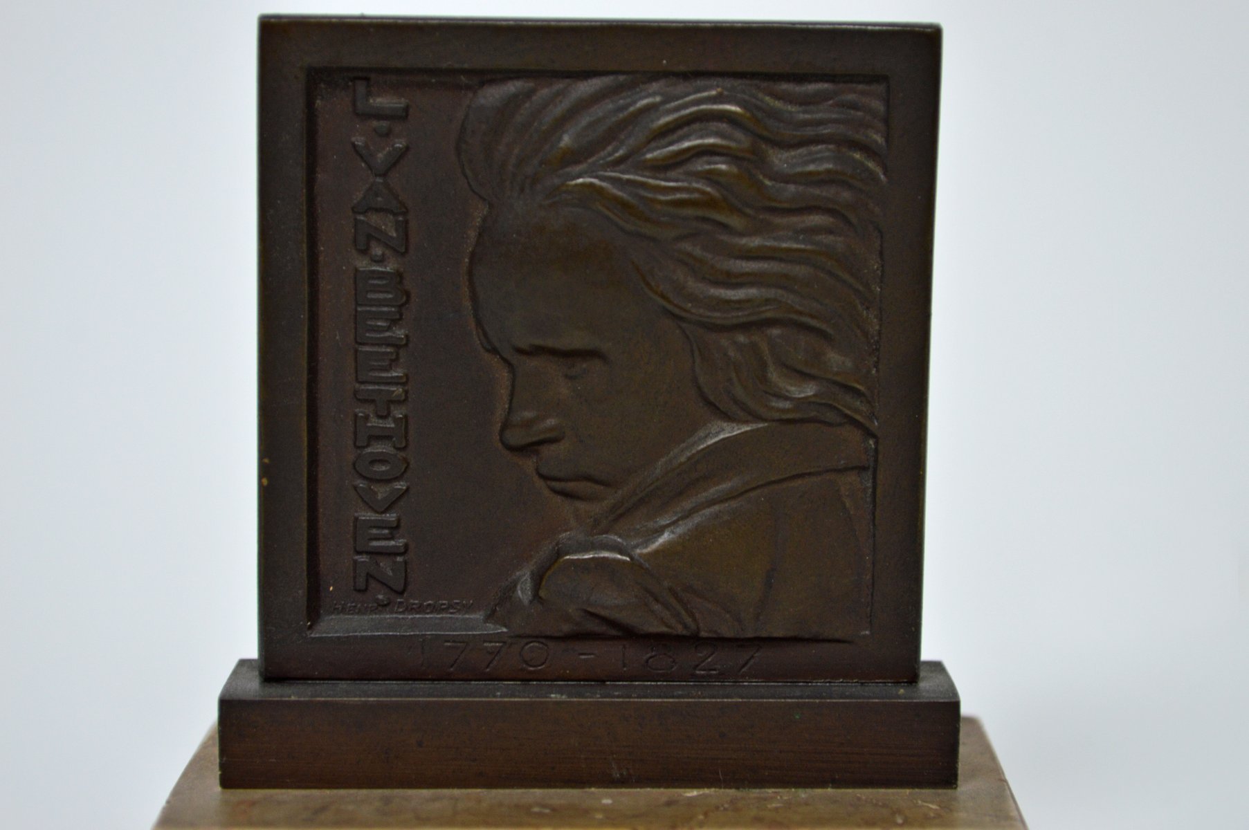 Bronze Beethoven Sculpture by Henri Dropsy for Henri Dropsy, 1920s for ...
