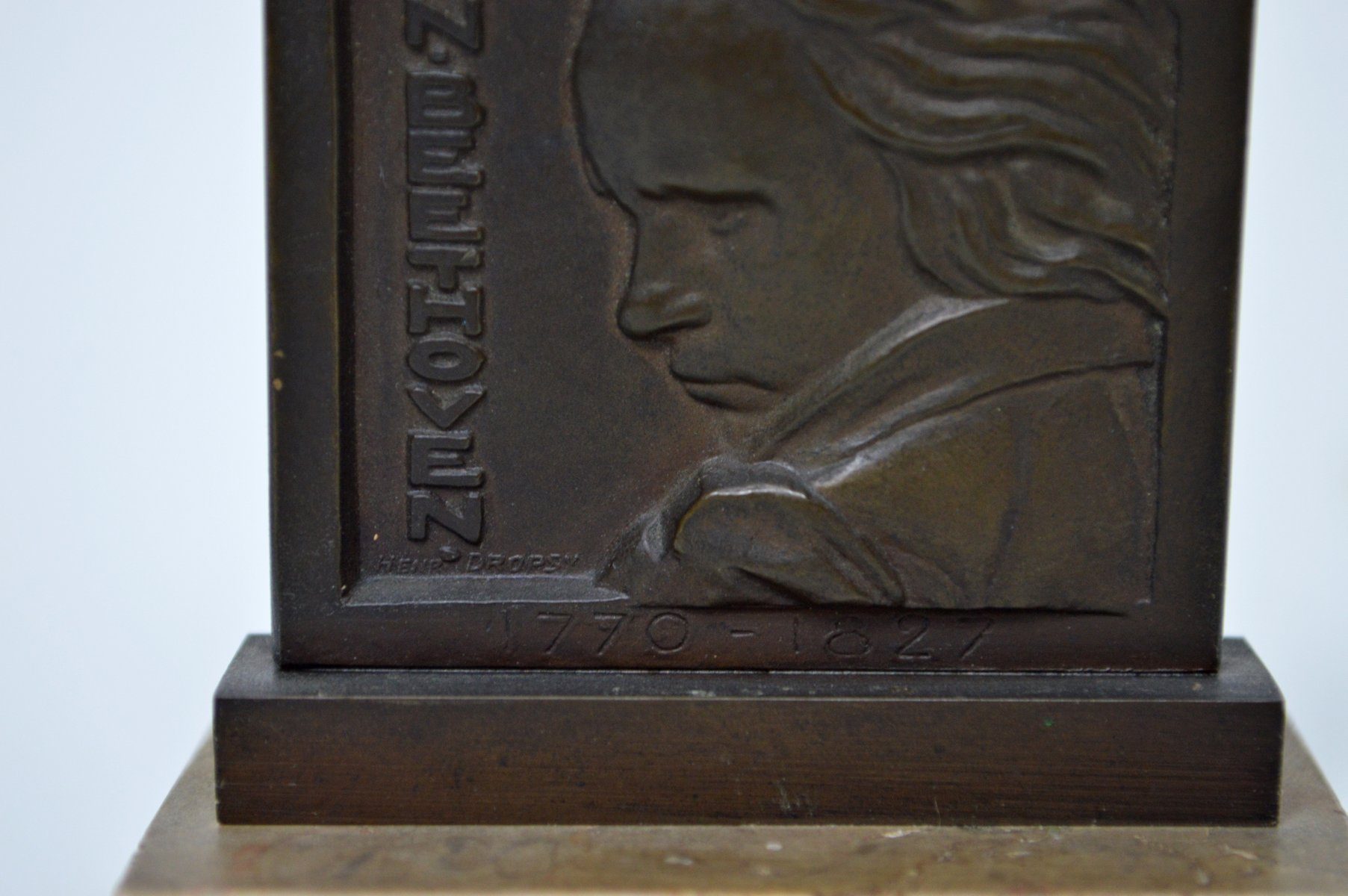 Bronze Beethoven Sculpture by Henri Dropsy for Henri Dropsy, 1920s for ...