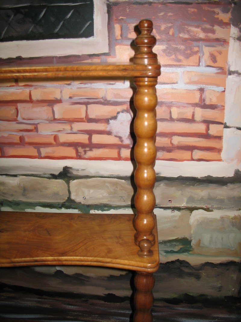 Antique Louis Philippe Walnut Shelf, 1850s for sale at Pamono