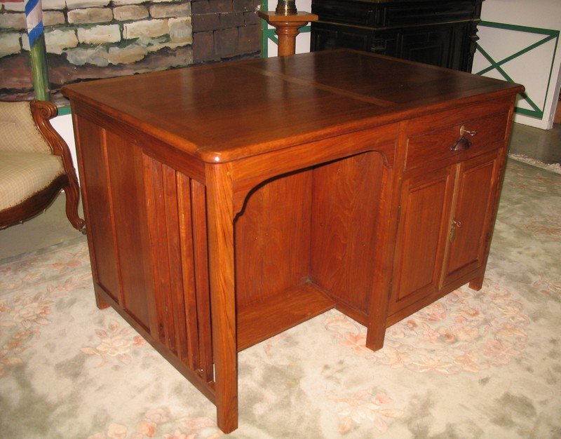 Antique Double-Face Desk for sale at Pamono