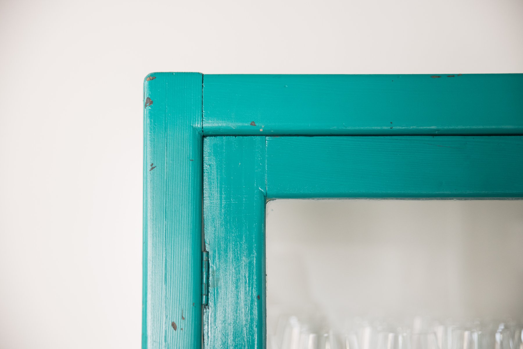 Green Display Cabinet, 1930s for sale at Pamono