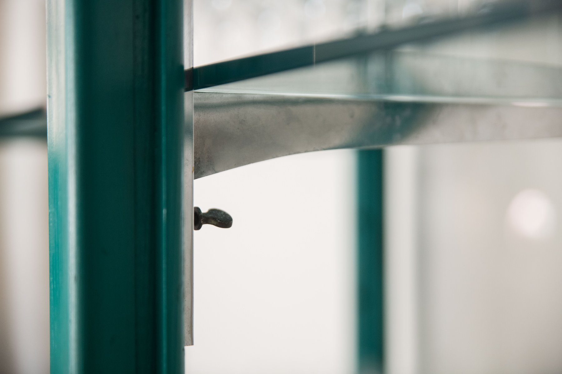 Green Display Cabinet, 1930s for sale at Pamono