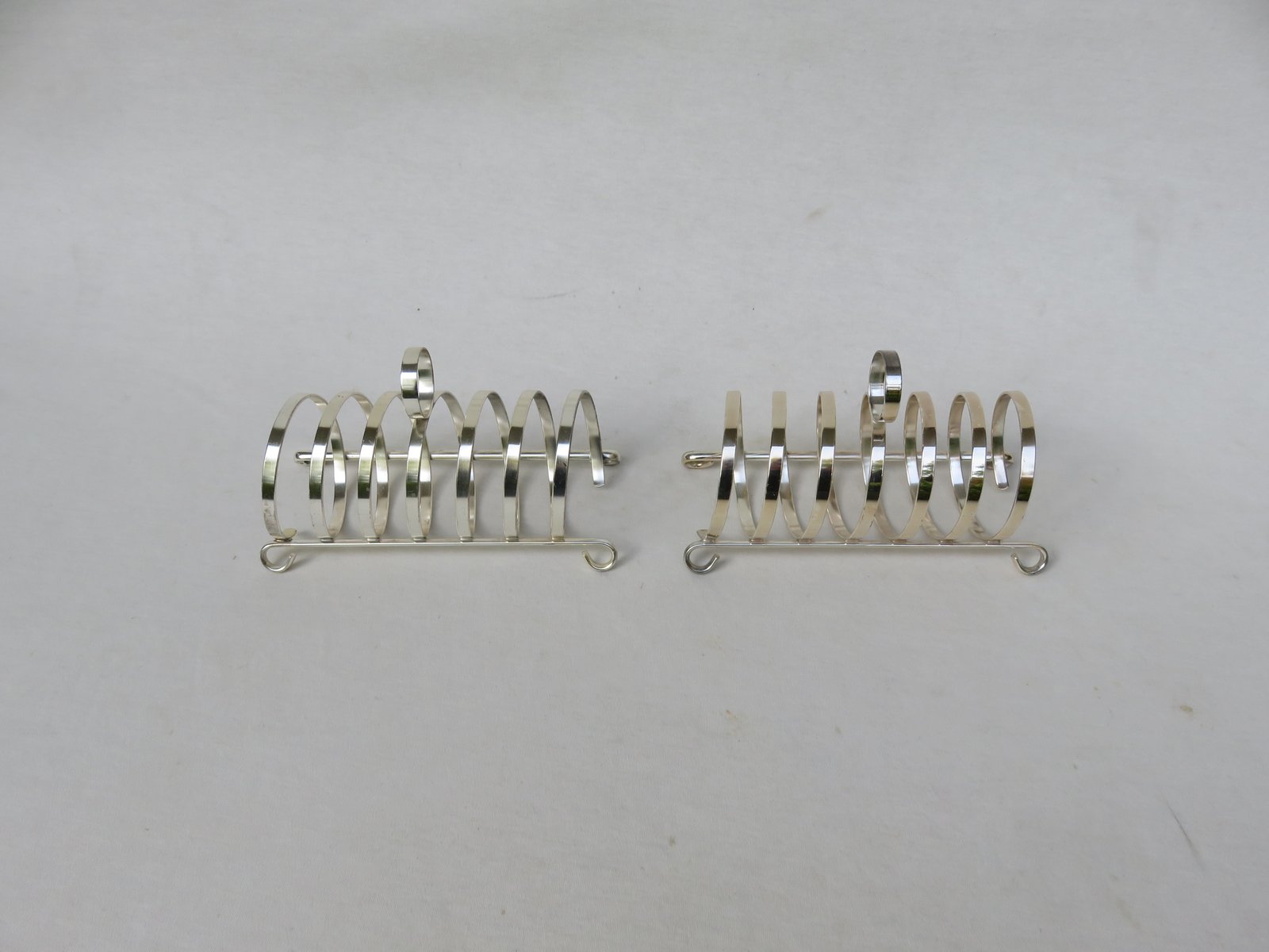 Silver Toast Racks from WMF, 1950s, Set of 2 for sale at Pamono