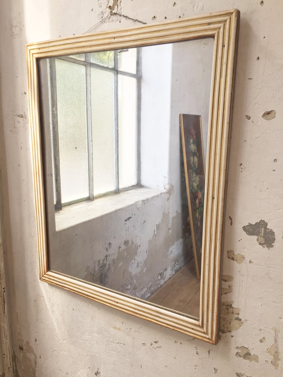 Antique Square Mirror for sale at Pamono