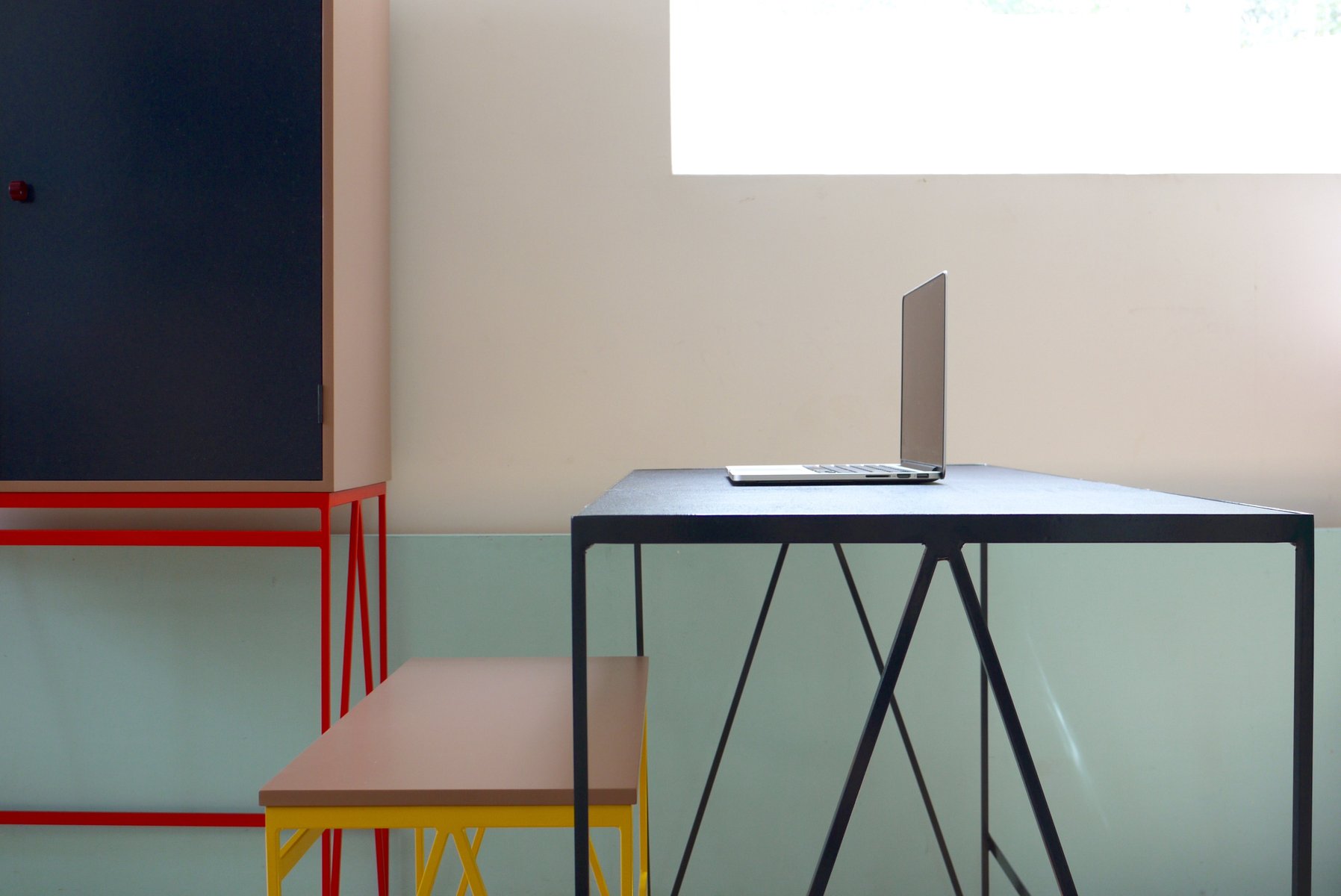 Natural Linoleum Top Desk by &New for sale at Pamono