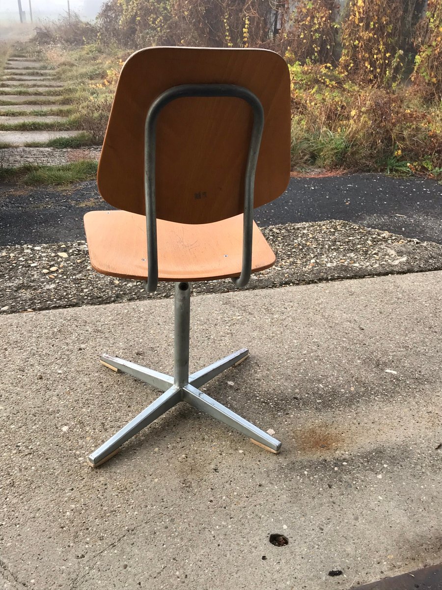 Swiss School Chairs from Embru, 1960s, Set of 3 for sale at Pamono