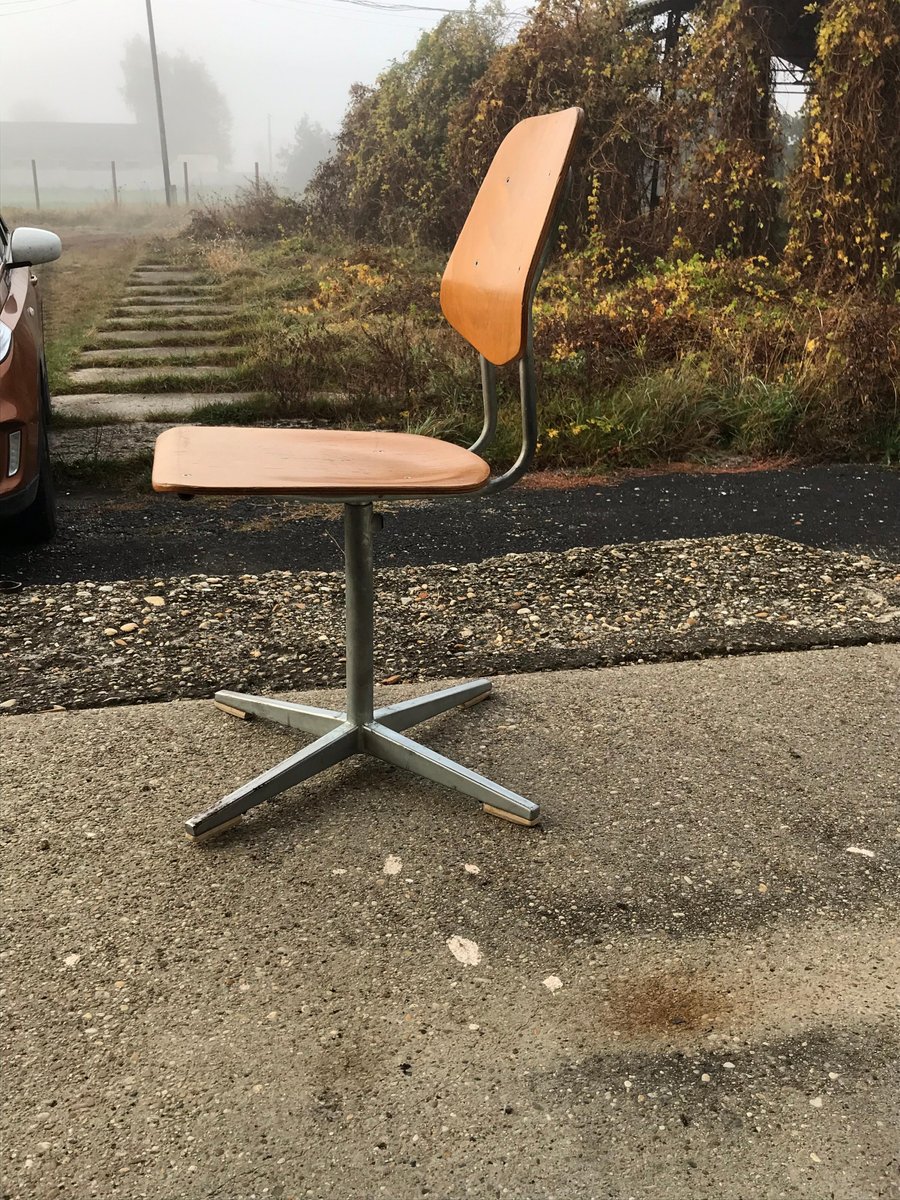 Swiss School Chairs from Embru, 1960s, Set of 3 for sale at Pamono