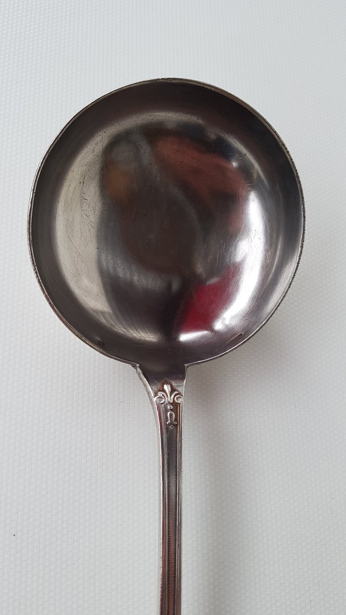 Antique Silver Ladle from Boulenger for sale at Pamono