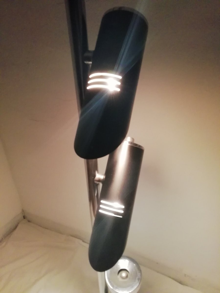 Vintage Floor Lamp with Ashtray for sale at Pamono